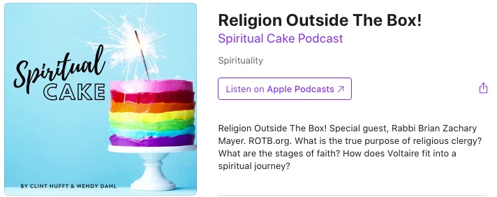 Spiritual Cake with Rabbi Brian